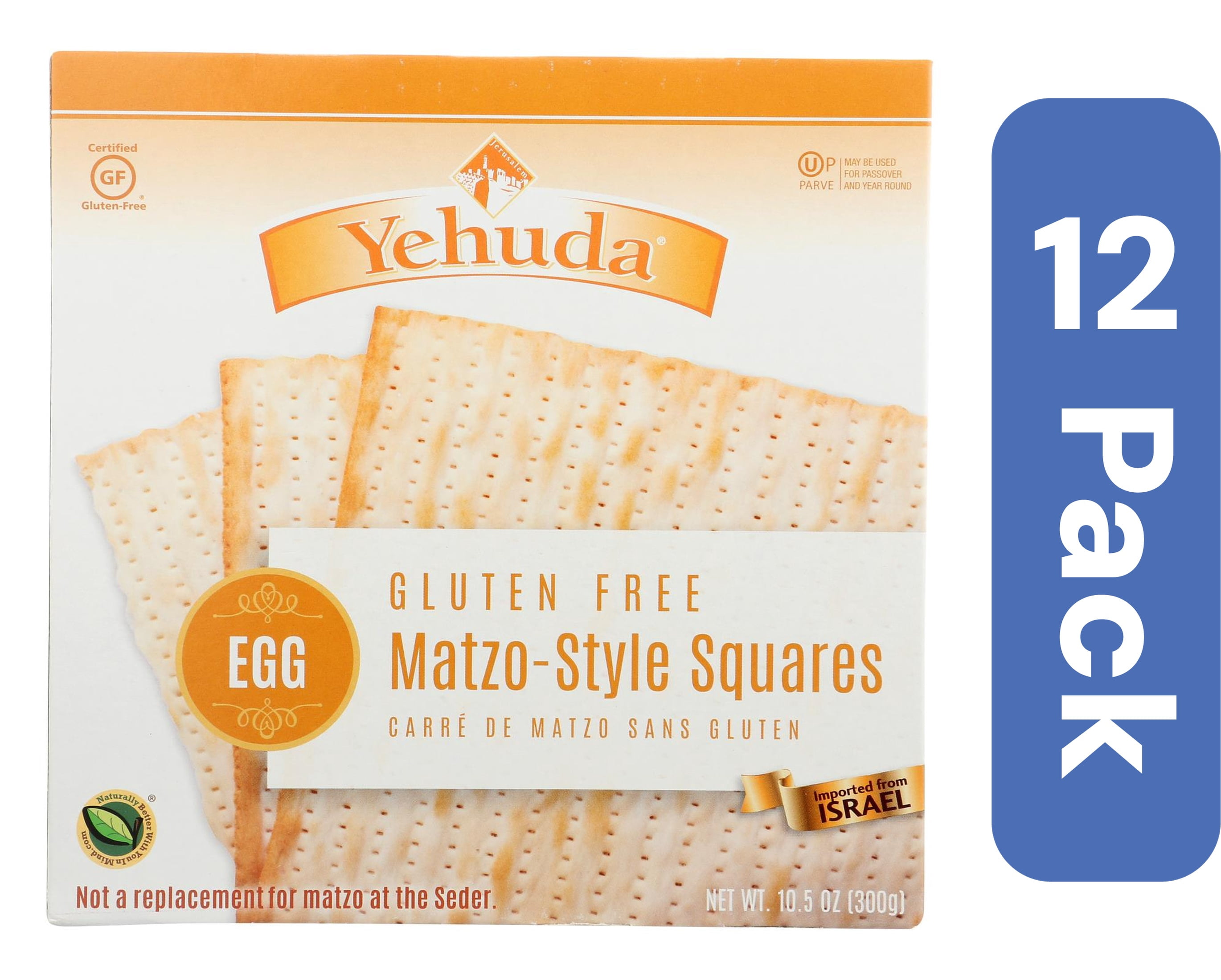 Yehuda Matzo-Style Squares - Case of 12 - 10.5 OZ - Walmart.com