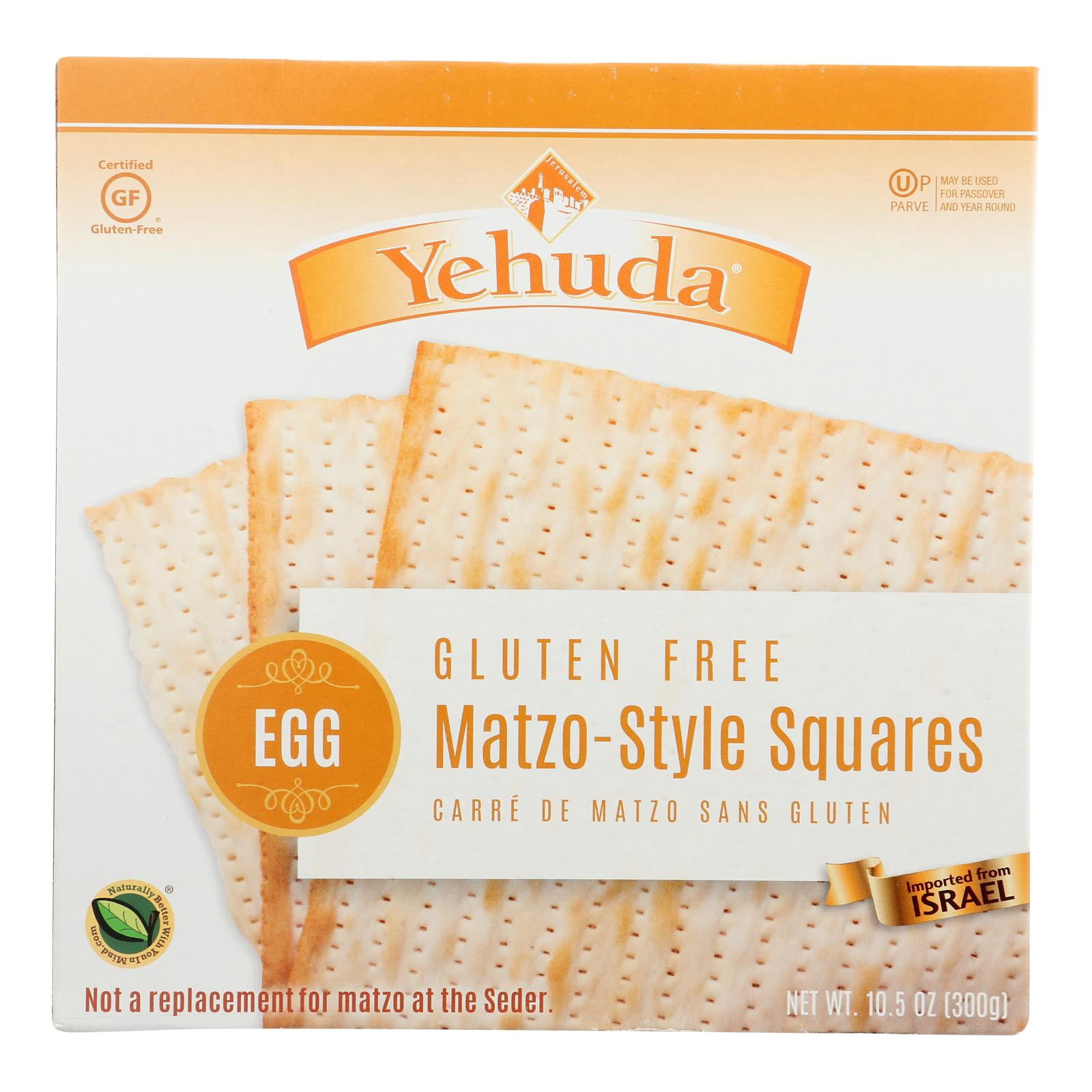 Yehuda Matzo-Style Squares - Case of 12 - 10.5 OZ - Walmart.com