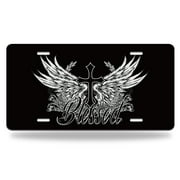 Angel License Plate