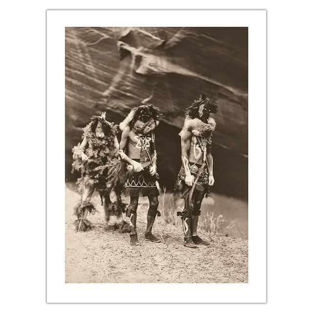 Yeibichai War Gods - Navajo Ceremony - The North American Indians ...