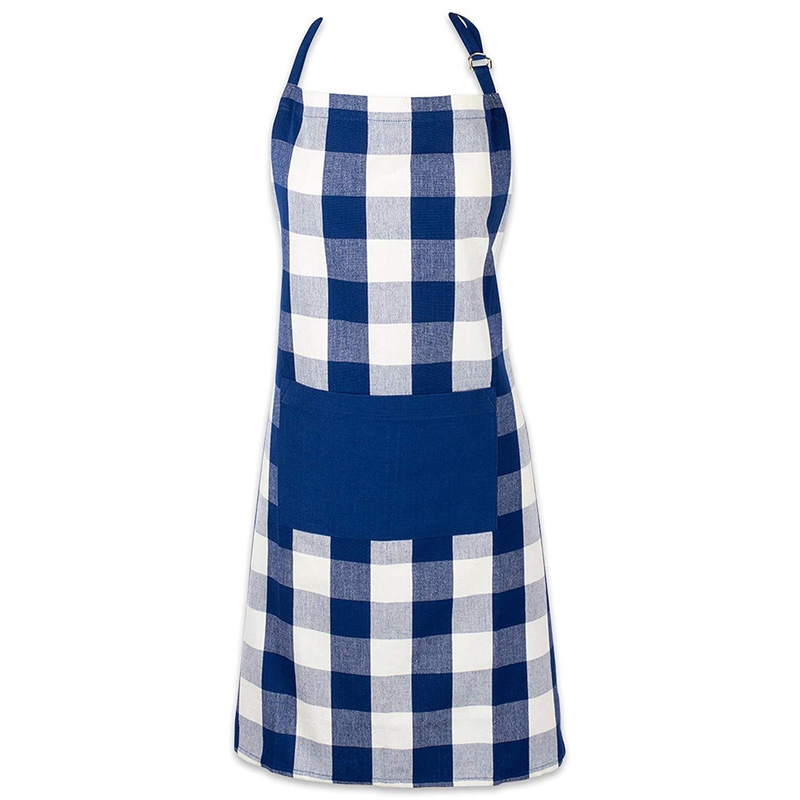 Yeithhui Check Chef Apron Plaid Apron Neckline And Belted Apron Cooking ...