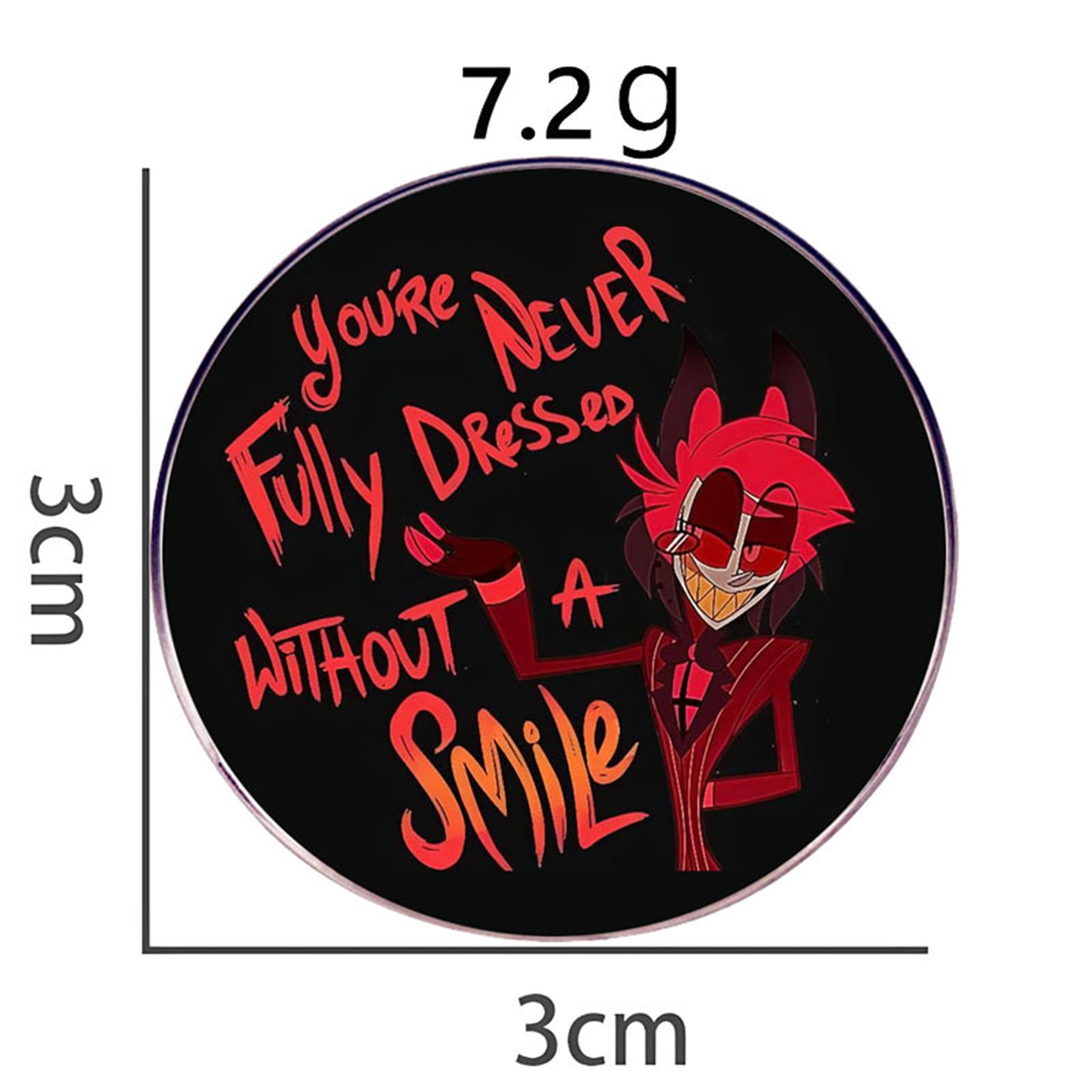 Yejue Alastor Pins Badge Anime Hazbin Alastor Hotels Staff Cosplay ...
