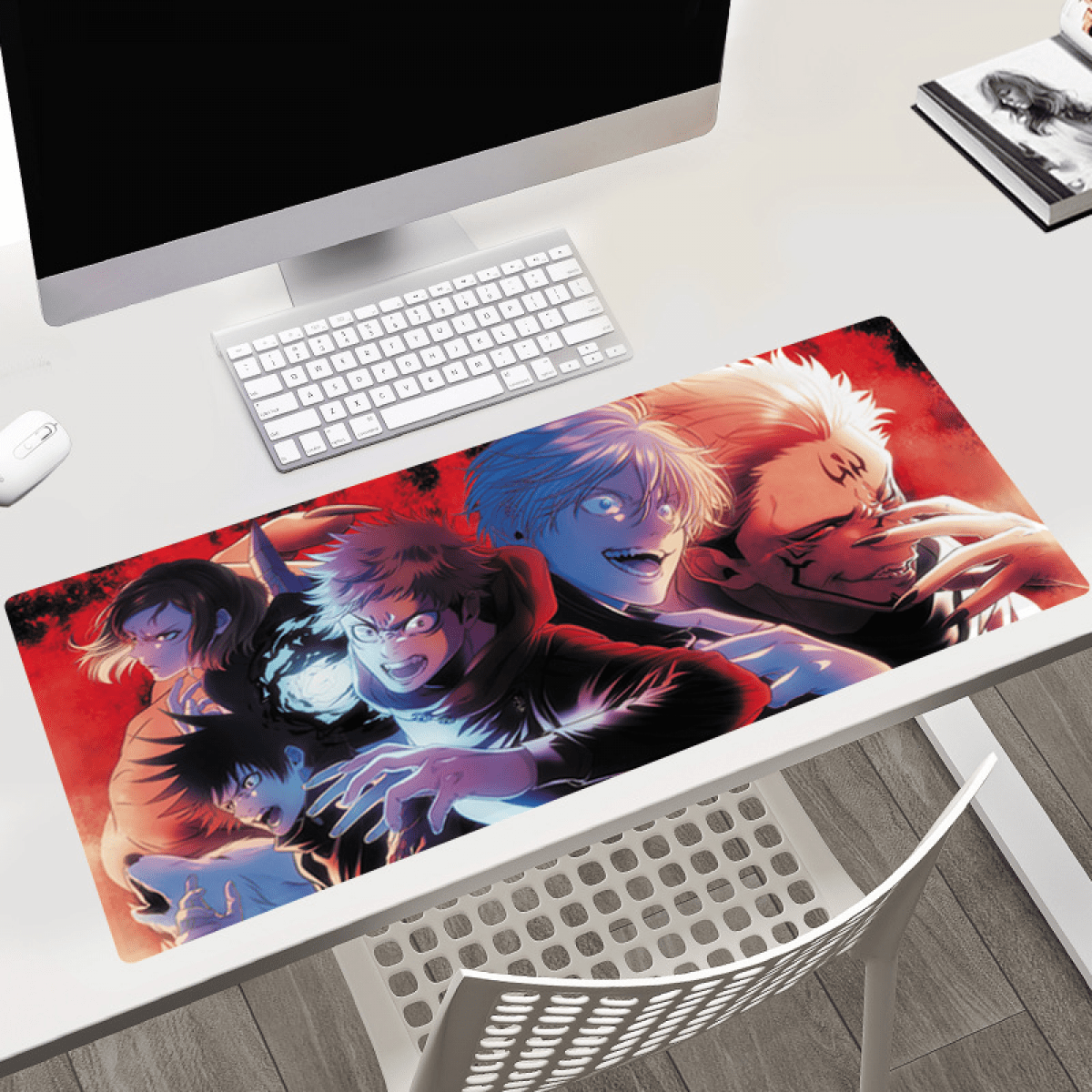 Yejue Anime Jujutsu Kaisen Mouse Pad Extended Large Sukuna Mousepad for ...