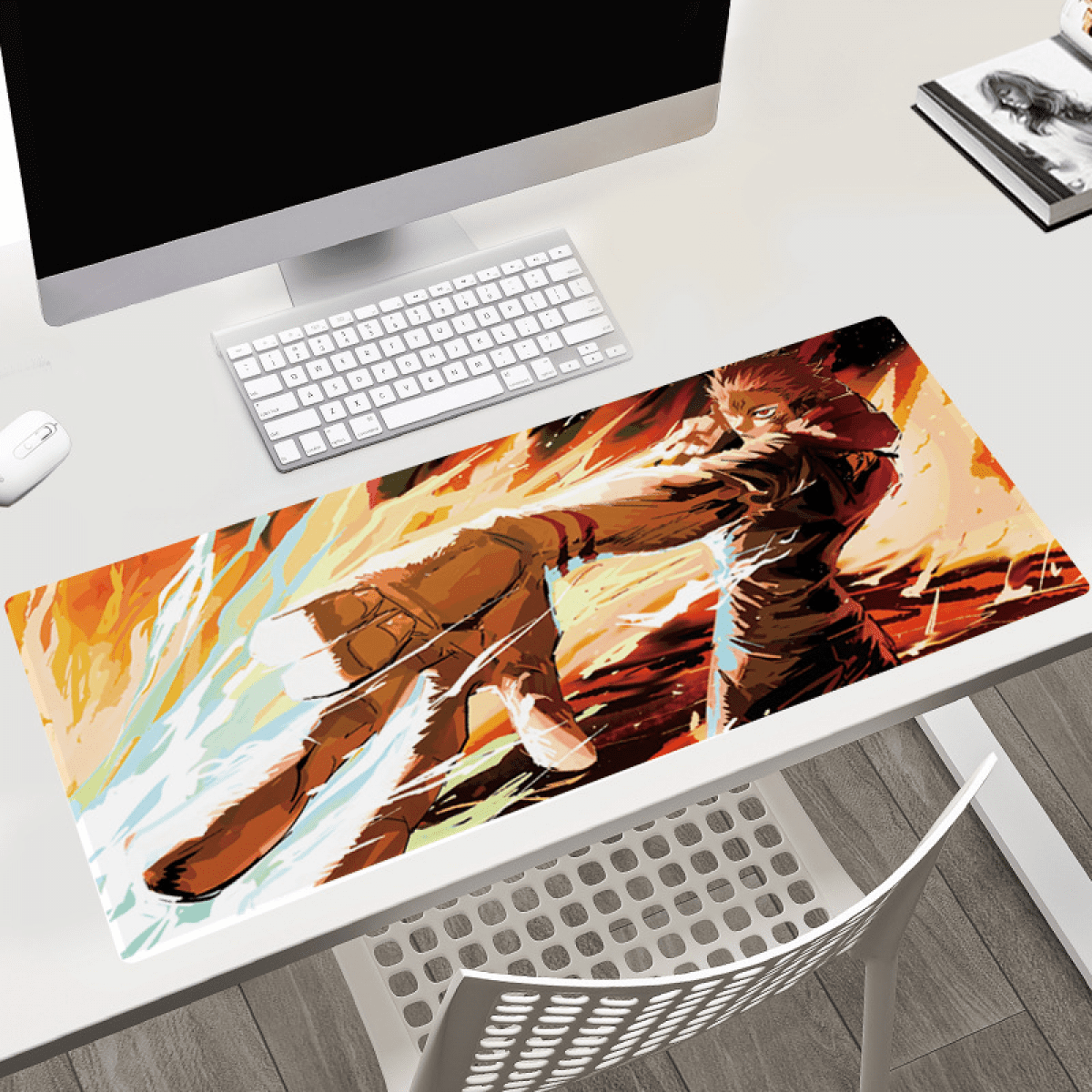 Yejue Anime Jujutsu Kaisen Mouse Pad Extended Large Sukuna Mousepad for ...