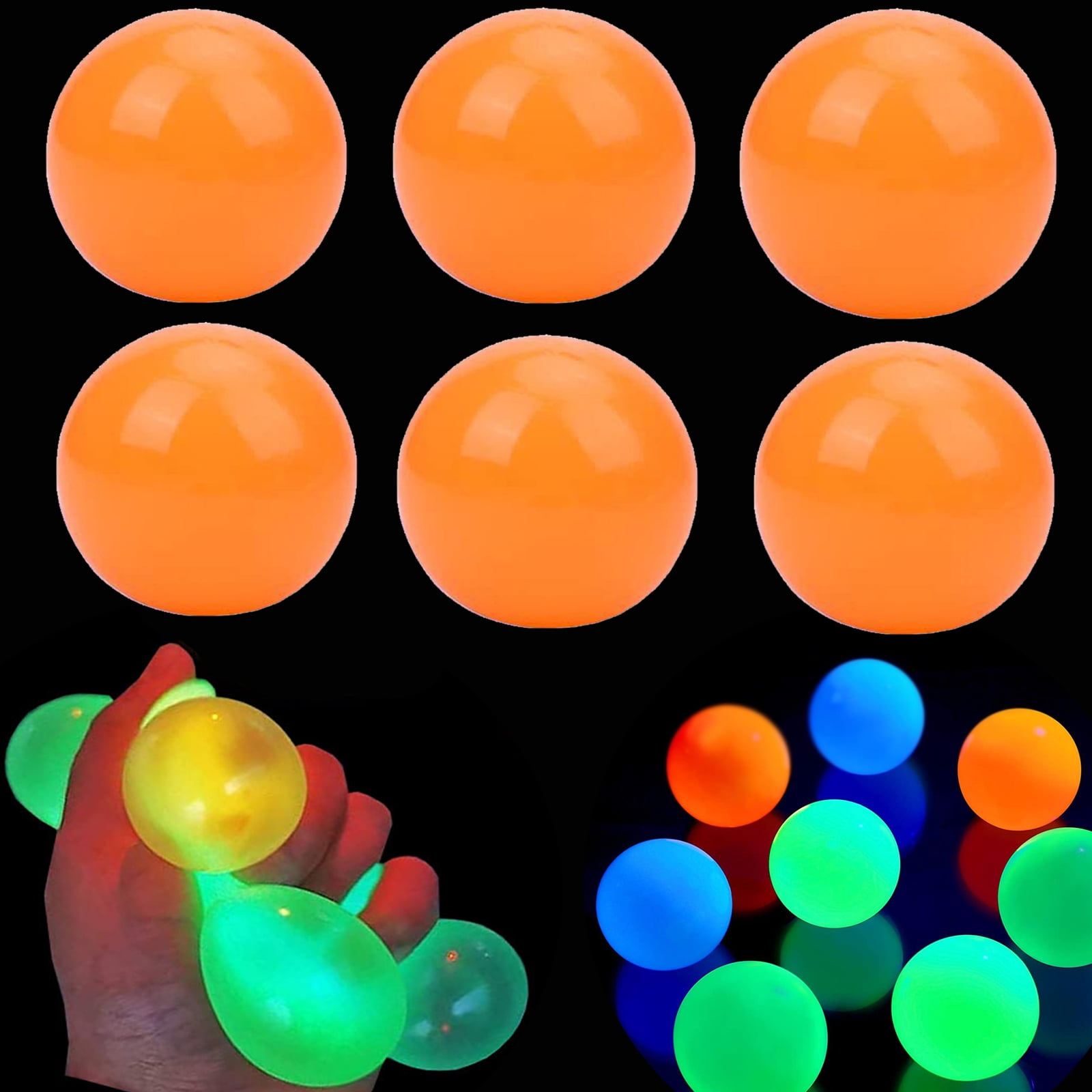 Yejue Lumi Balls Lumiballs Glow in The Dark That Stick Dream Balls Glow ...