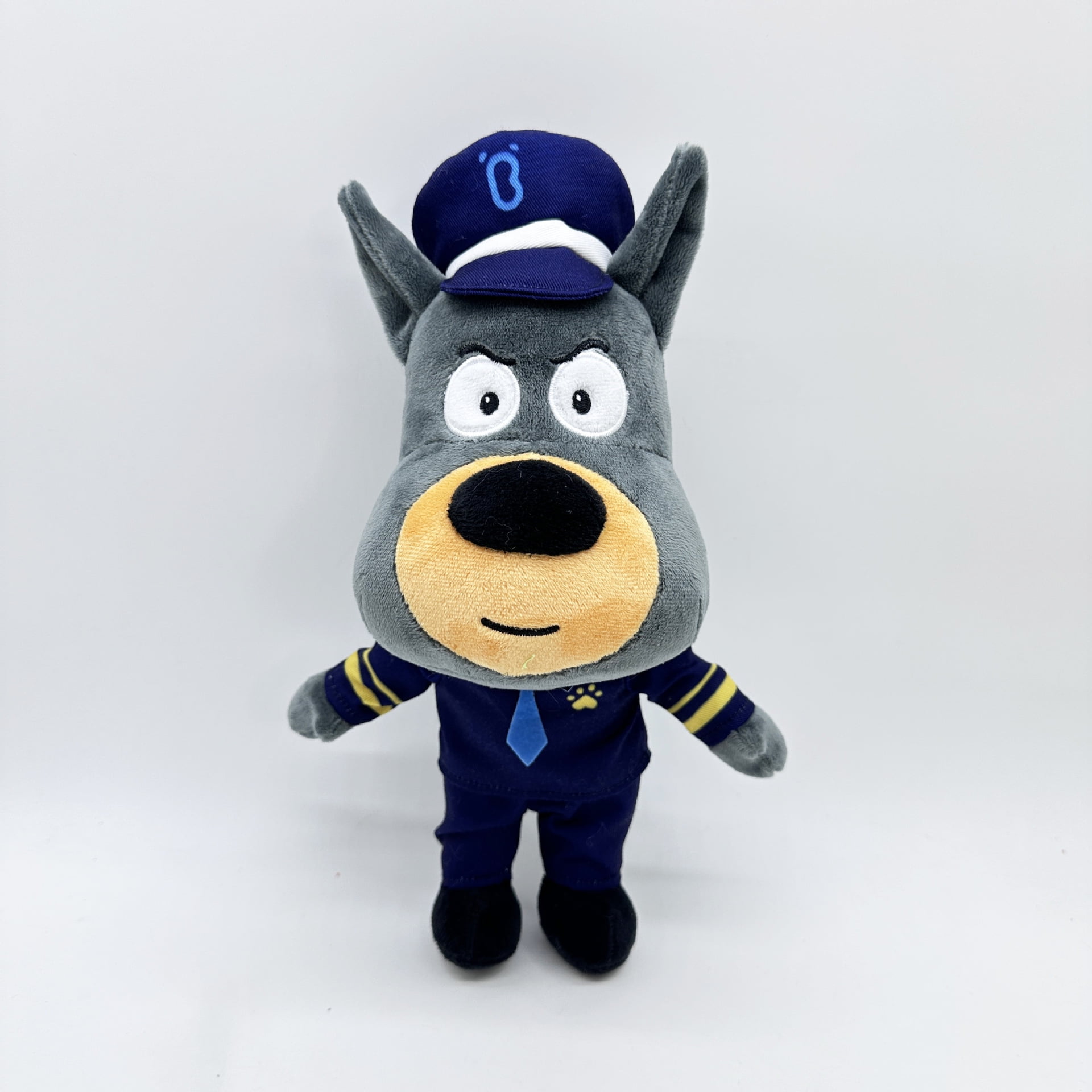 Yejue Sheriff Dog Plush Animated Surrounding Plush Dogs Sheriff Dog ...