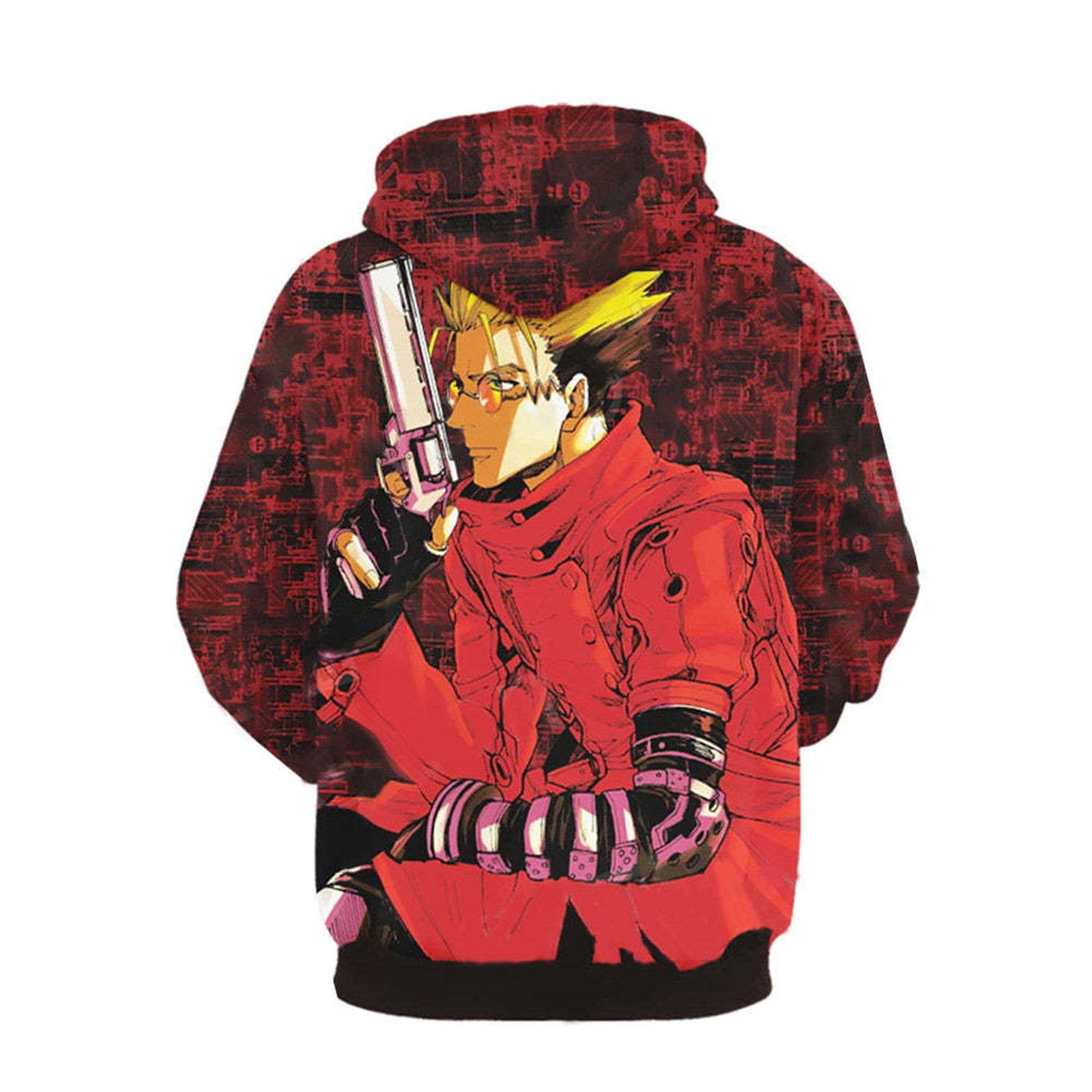 Yejue Vash the Stampede Cosplay Hoodie Trigun Costume Outfits Trigun ...