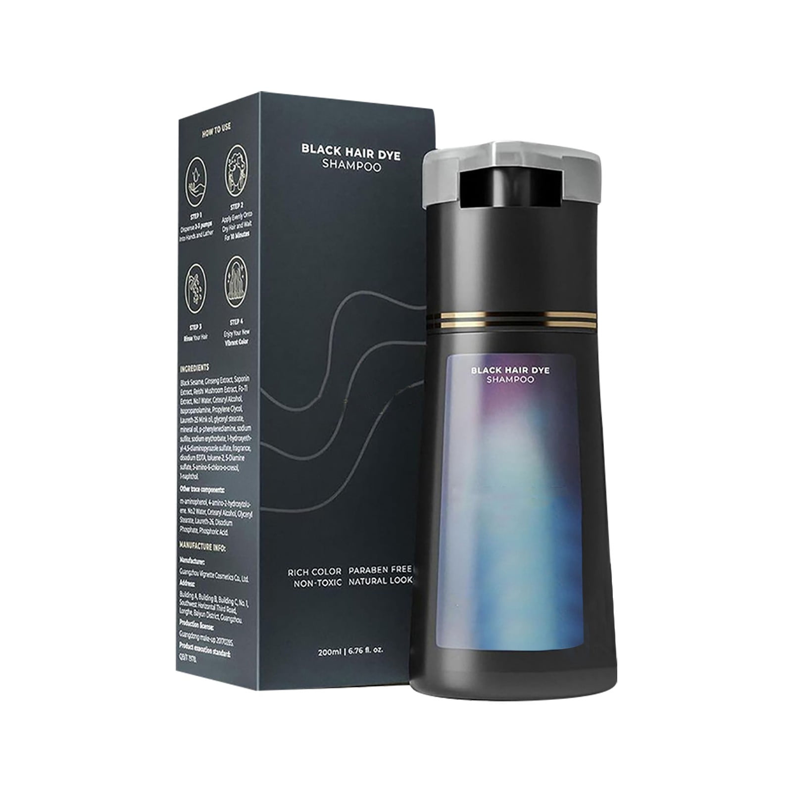 Yekoi Hair Dye Shampoo for Gray Hair, Care, Color Shampoo for Women ...