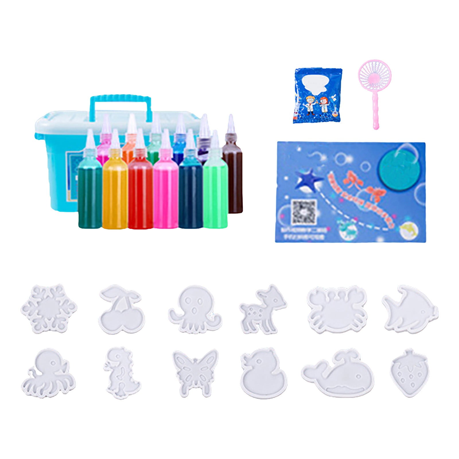 Yekoi Handcrafted Water Gel Toy Set: Fairy Gel Crafting Kit for ...
