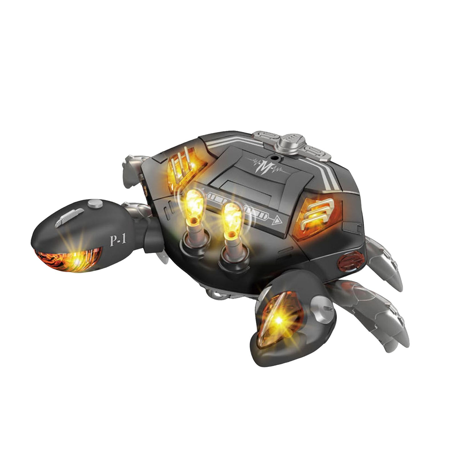 Yekoi Musical Crab Crawling Toy - Interactive, Light Up, Obstacle ...