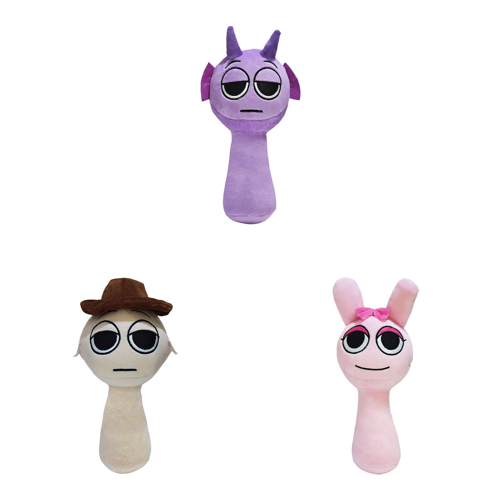 Yekoi New Sprunki Plush, 10'' Sprunky Wenda and Gray Plushies, Sprunk ...