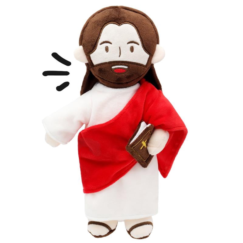 Yelakey Jesus Plush Speaks 20 of Jesus' Bible Verses and 3 of Bible ...