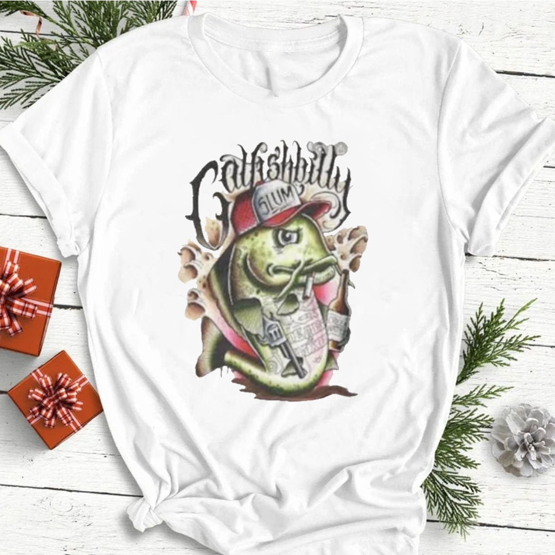 Yelawolf Slumerican Graphic Band T-SHIRT Short Sleeve Gift family E358 ...