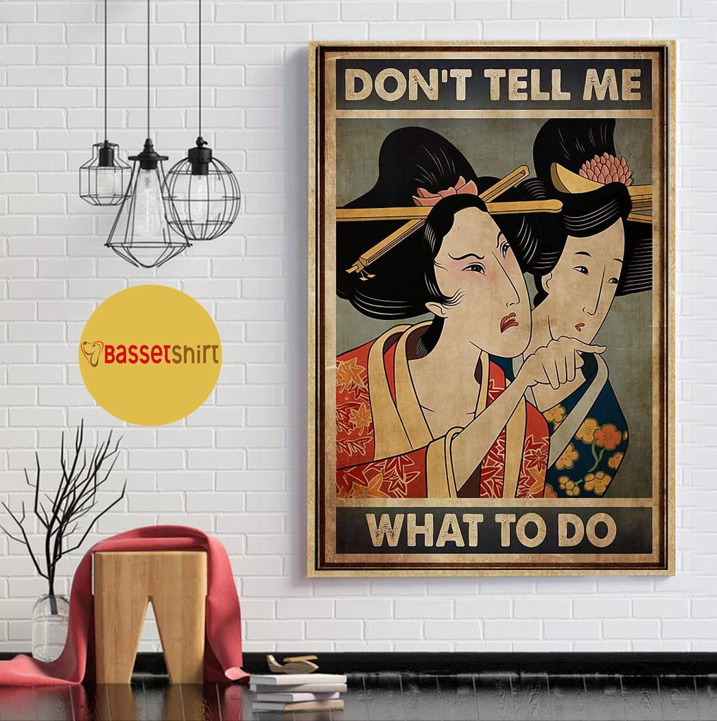 Yelling meme don't tell me what to do poster 24 x 36 Inch Poster ...