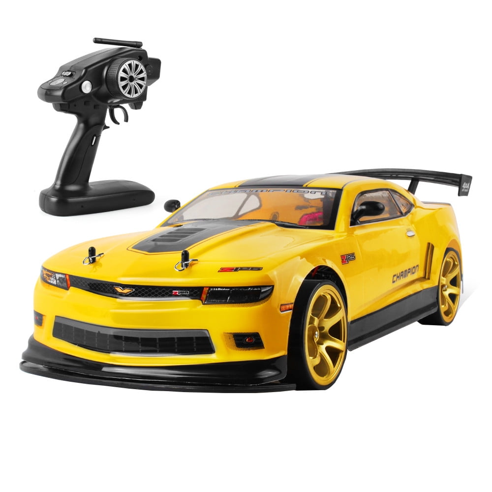 Yellow 1 10 Scale High Speed Remote Control Racing Truck For Kids 4Wd yellow-1-10-scale-high-speed-remote-control-racing-truck-for-kids-4wd