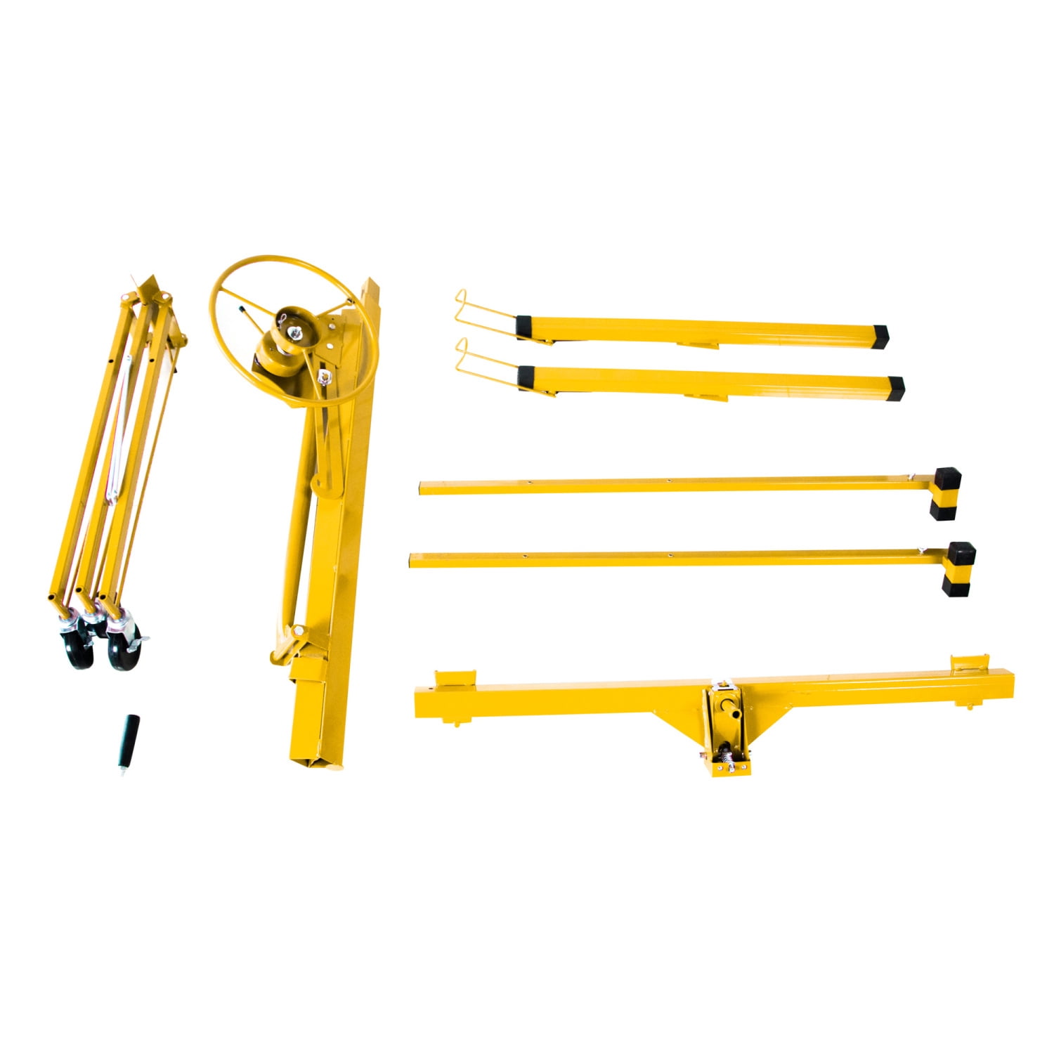 Yellow 11ft Drywall Panel Lifter Hoist Jack for Easy Installation and ...