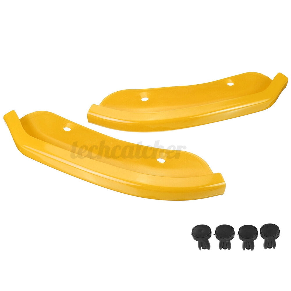Yellow-2pcs Car Front Bumper Lip Splitter Protection for Dodge ...