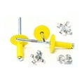 Yellow 3/16" Pop Rivets Aluminum Large Head Peel Back Fasteners .125 ...