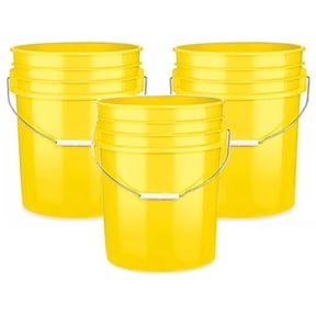 Yellow Plastic Buckets