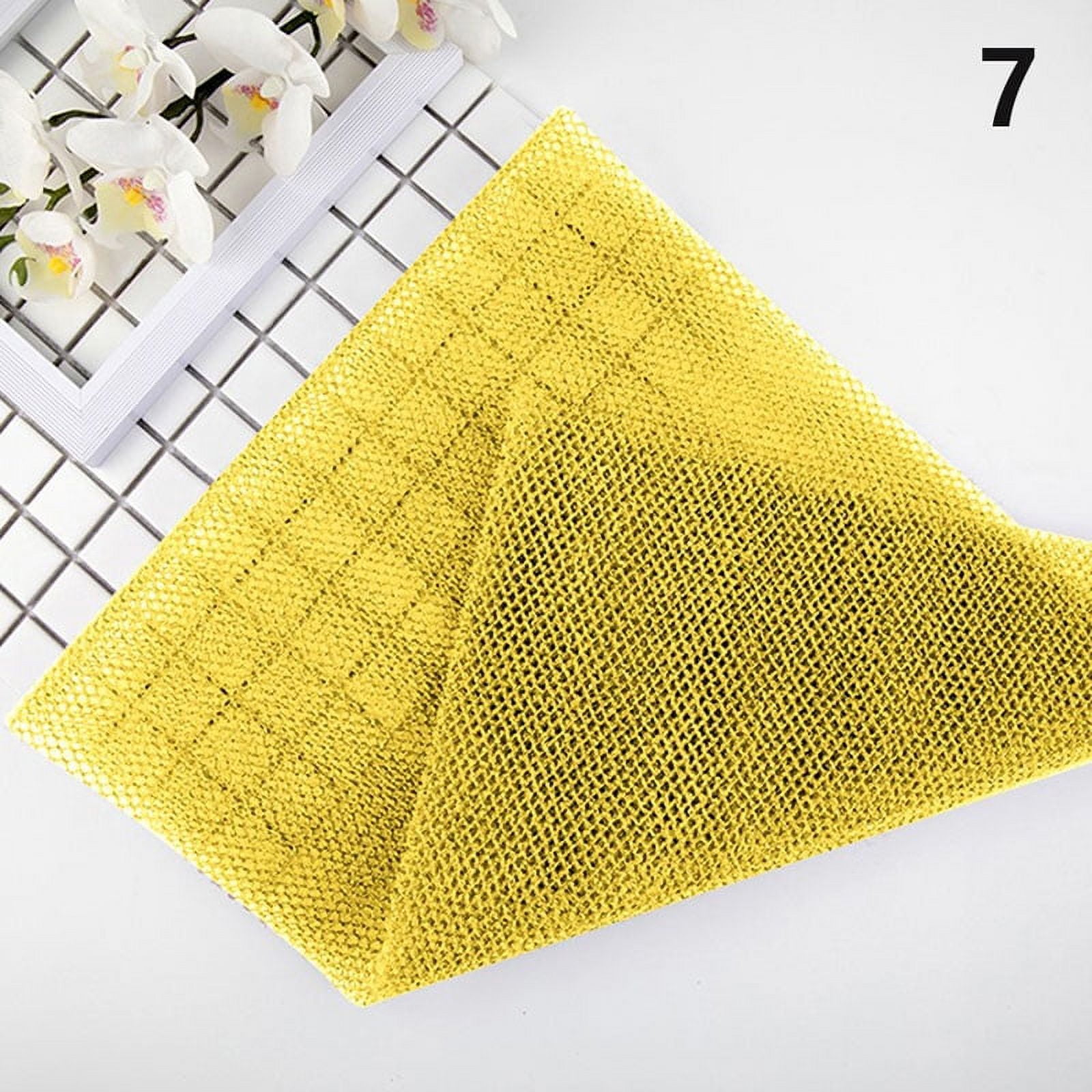 (Yellow) African Net Sponge Exfoliating Body Scrubbing Wash Net ...