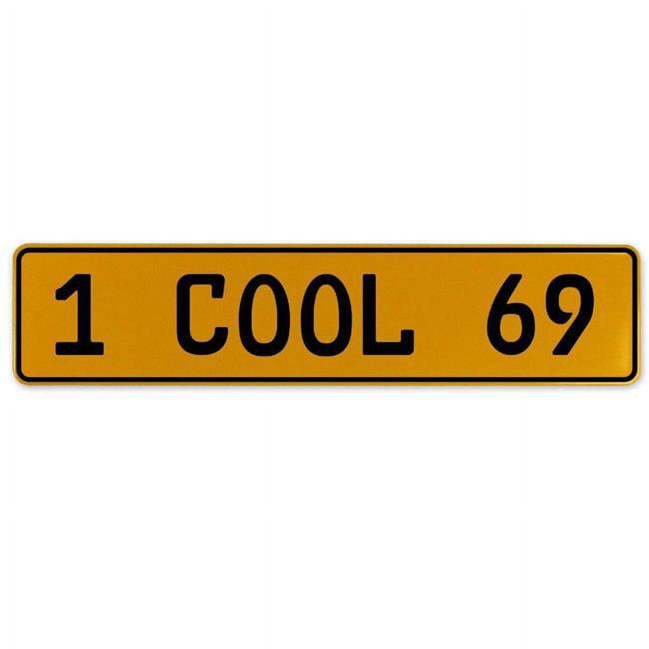 Yellow Aluminum Street Sign Mancave Euro Plate Name Door Sign Wall Art ...