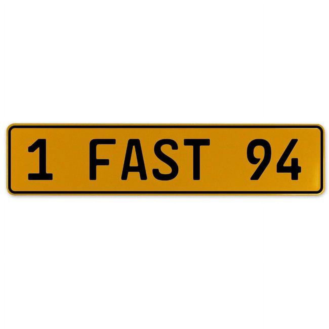 Yellow Aluminum Street Sign Mancave Euro Plate Name Door Sign Wall Art ...