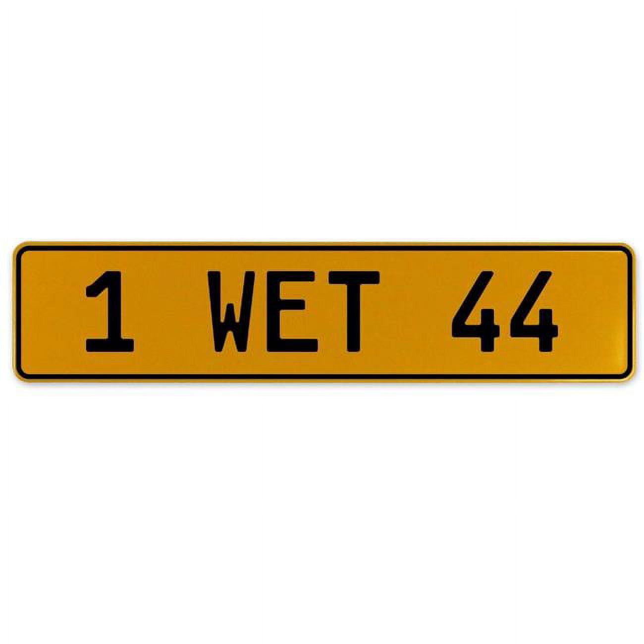 Yellow Aluminum Street Sign Mancave Euro Plate Name Door Sign Wall Art ...