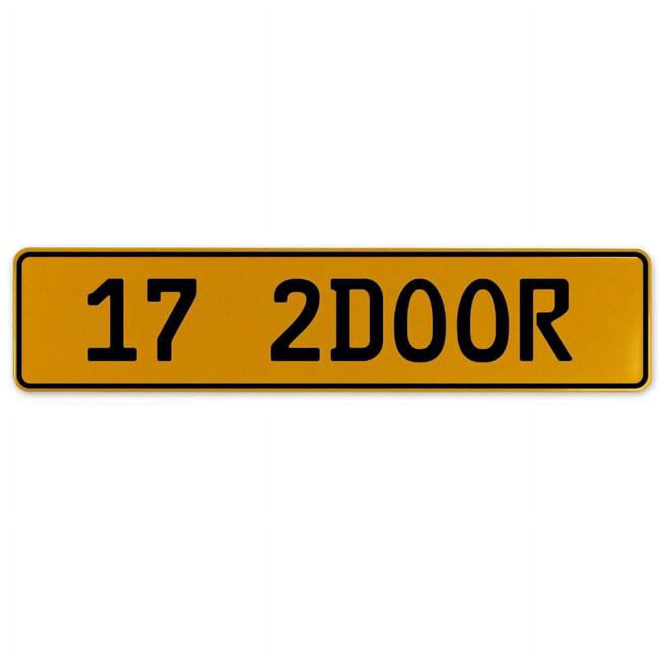 Yellow Aluminum Street Sign Mancave Euro Plate Name Door Sign Wall Art ...