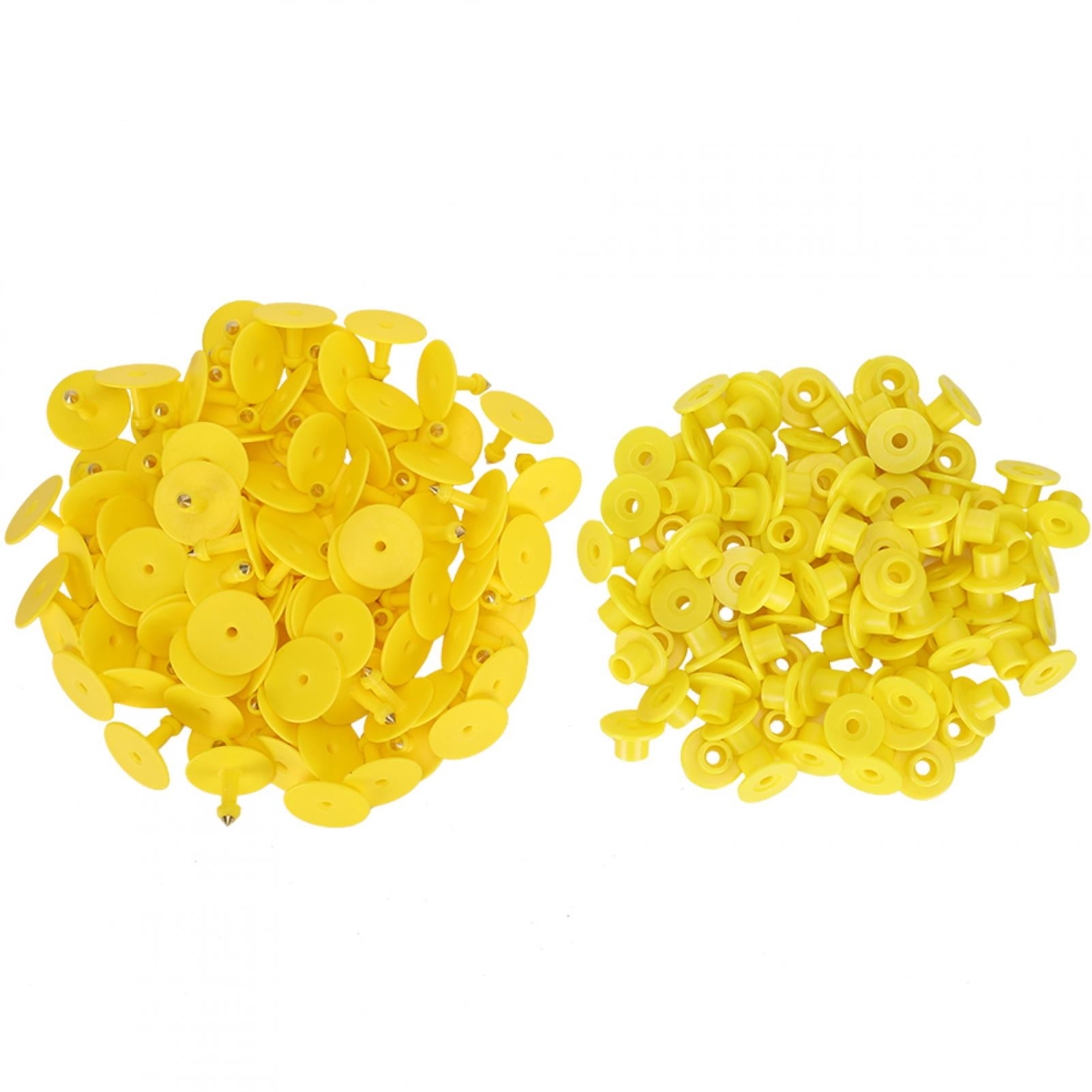 Yellow Animal Ear Tag Plastic Identification Card for Farm Cattle Sheep ...