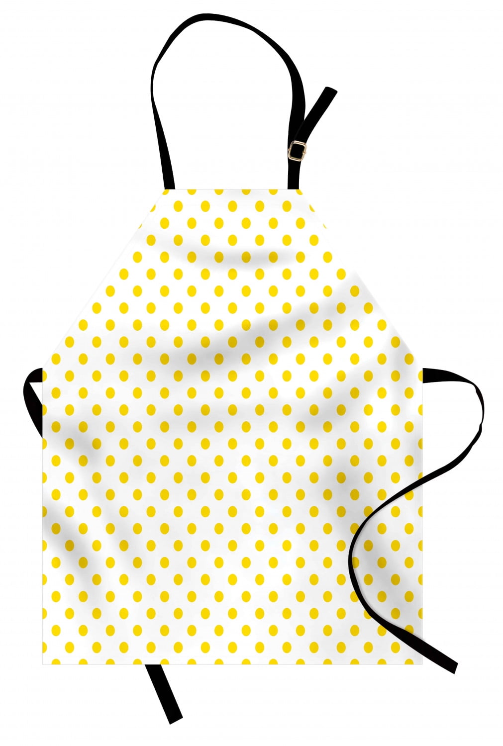 Yellow Apron Picnic Like Cute 50s 60s 70s Retro Themed Yellow Spotted ...