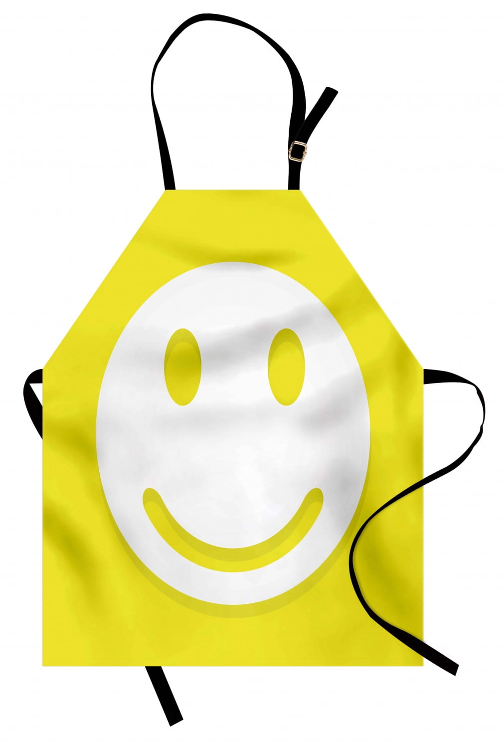 Yellow Apron Rise Wake Uo Positive Optimistic Life Message Big Smiley ...