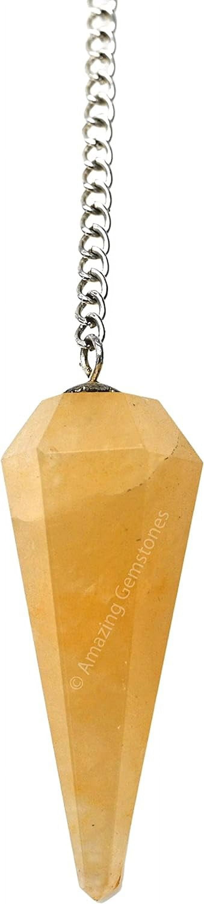 Yellow Aventurine Crystal Pendulum Divination - Walmart.com