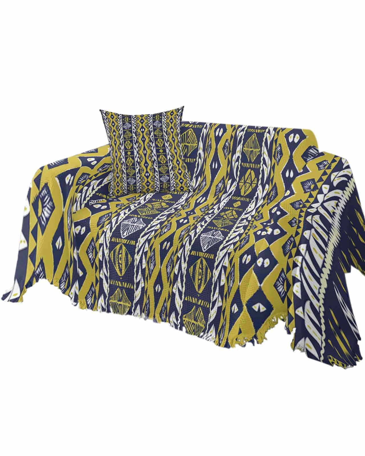 Yellow Aztec Sofa Couch Covers for Dog,Washable Sectional Couch ...