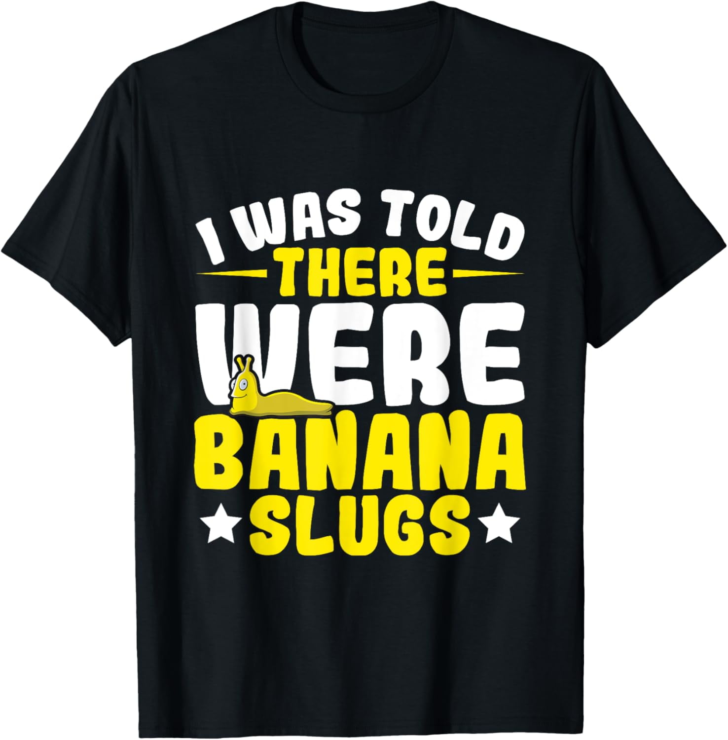 Yellow Banana Slug Design for a Banana Slug Expert T-Shirt - Walmart.com