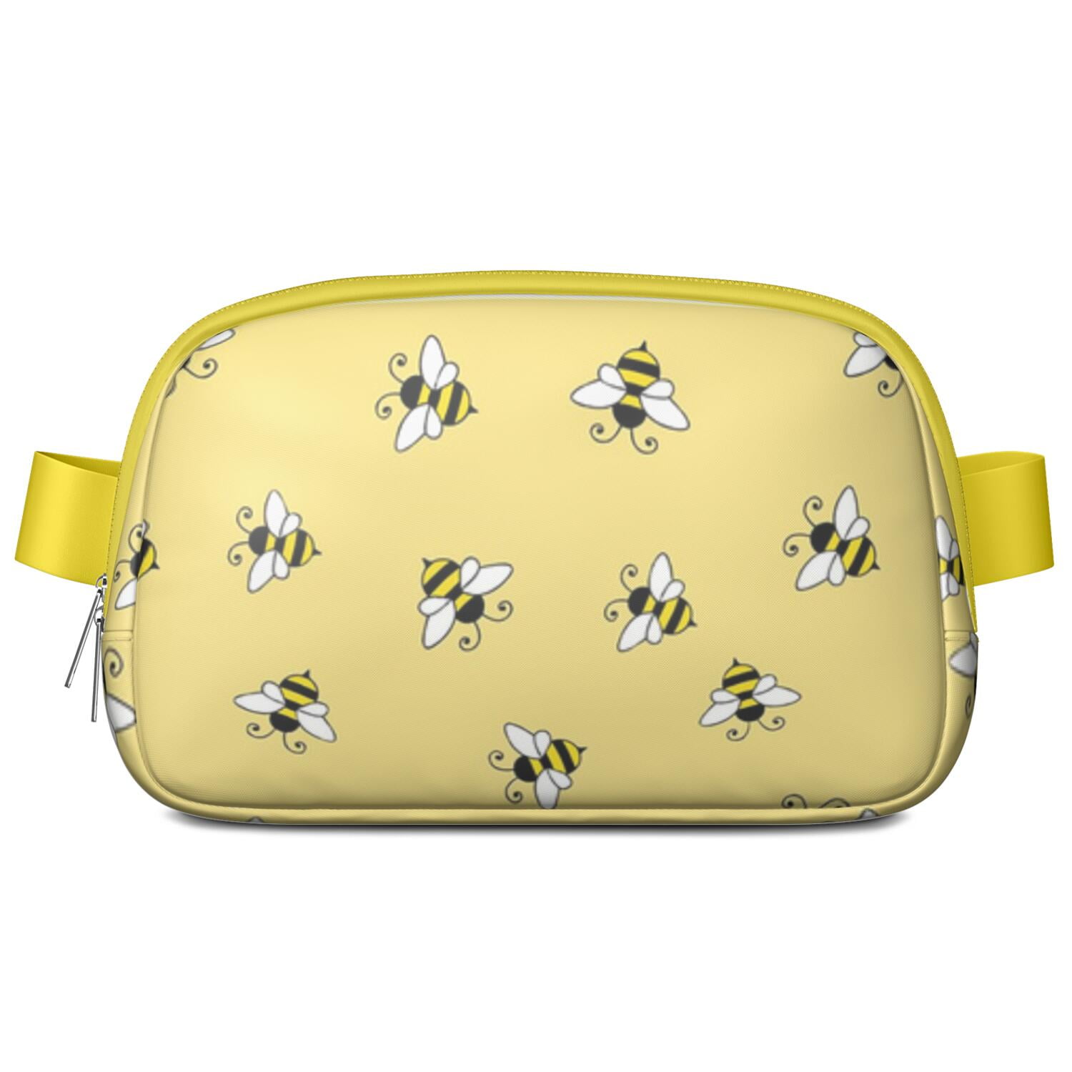 Yellow Bee Waist Pack – Cartoon Bumble Bee Print Fanny Bag with ...