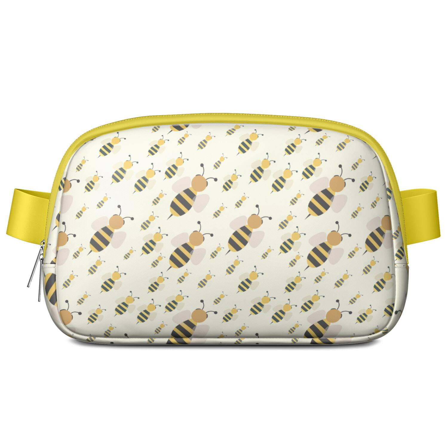 Yellow Bee Waist Pack – Cartoon Bumble Bee Print Fanny Bag with ...