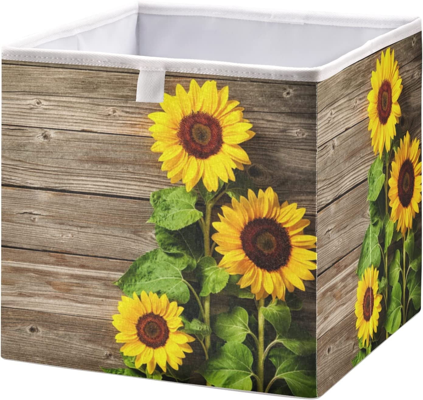 Yellow Bees Honey Storage Baskets for Shelves Foldable Collapsible ...