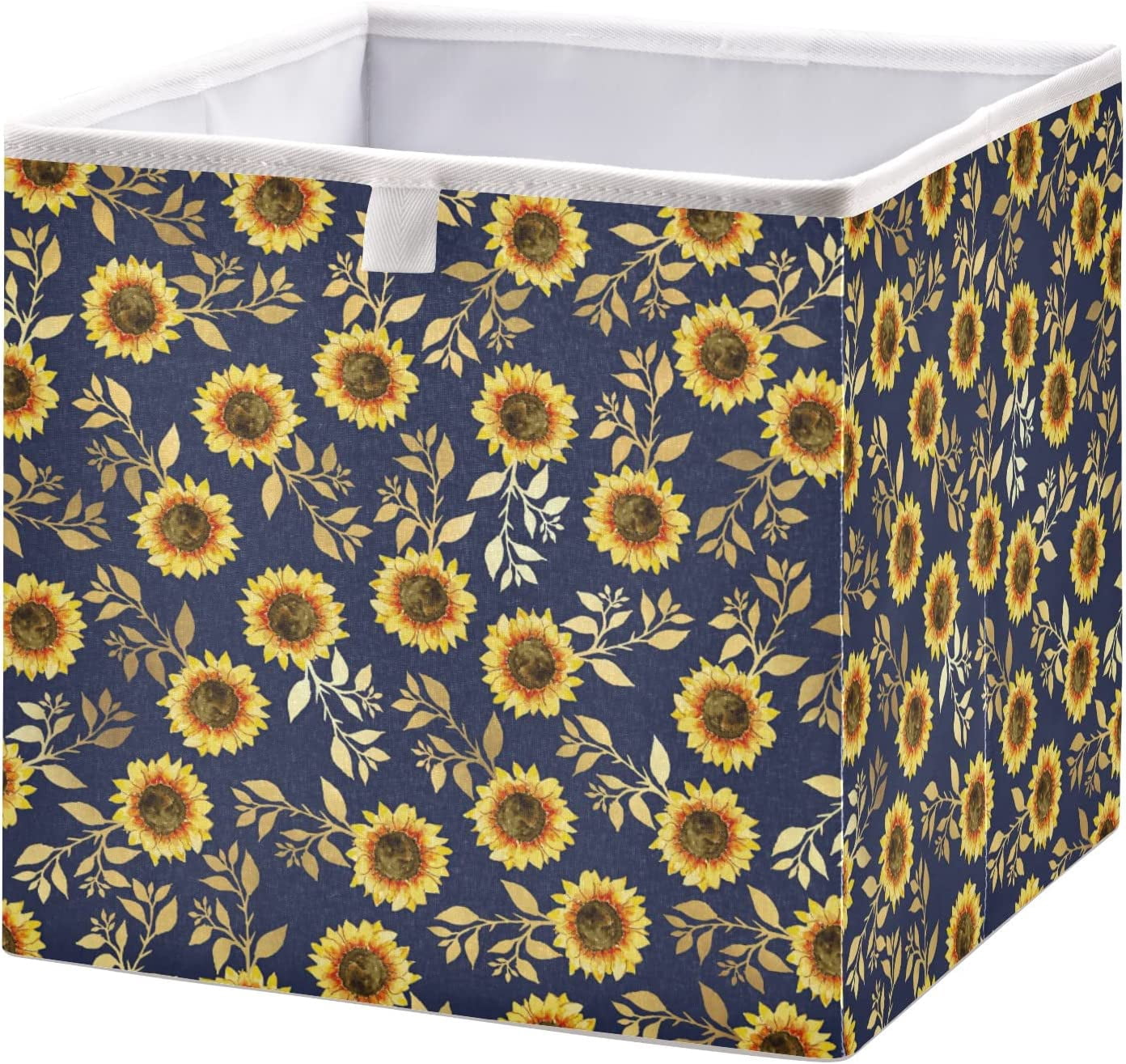 Yellow Bees Honey Storage Baskets for Shelves Foldable Collapsible ...