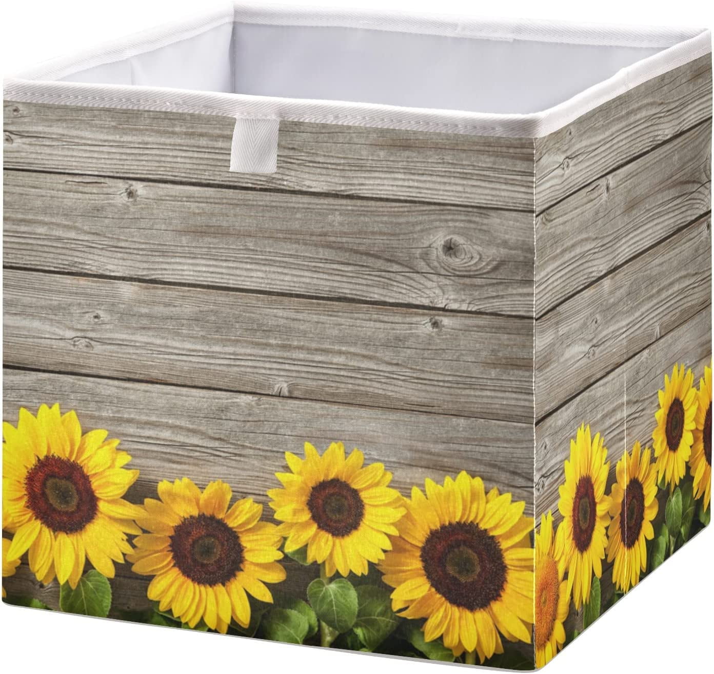 Yellow Bees Honey Storage Baskets for Shelves Foldable Collapsible ...