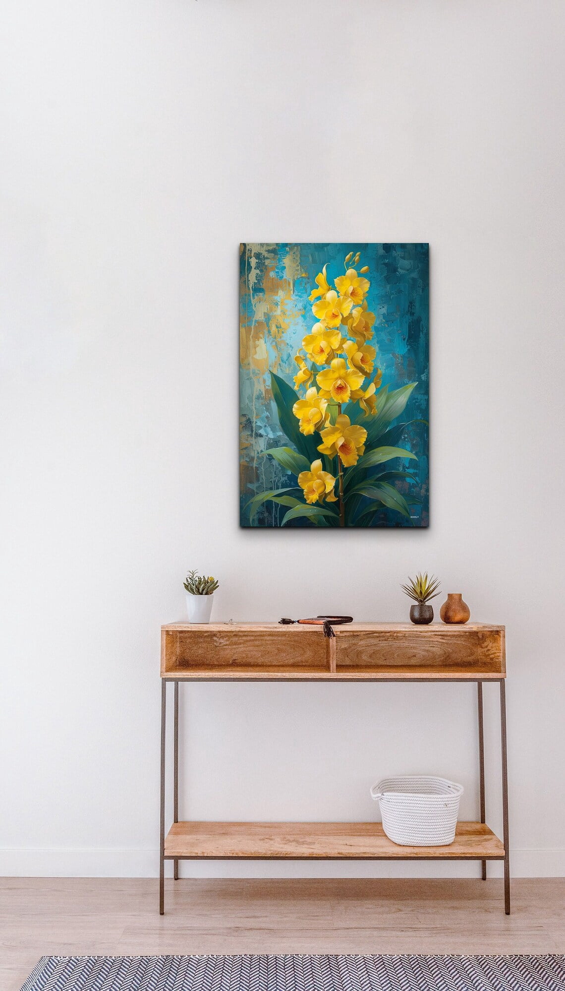 Yellow Bell Orchids Print Floral Orchid Wall Decor Orchid Art Print ...