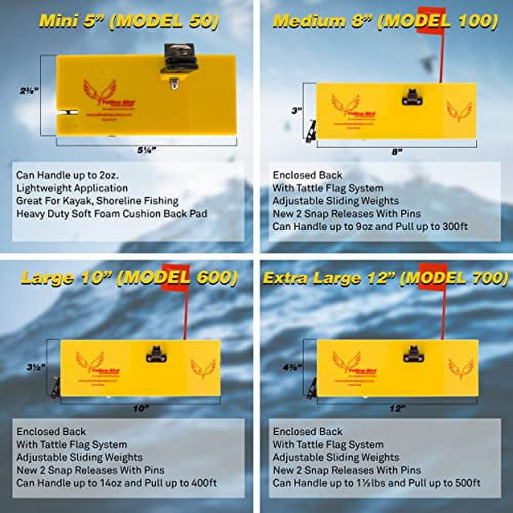 Yellow Bird Fishing Products 2 Pack Planer Boards Kits - Availible in 4 ...