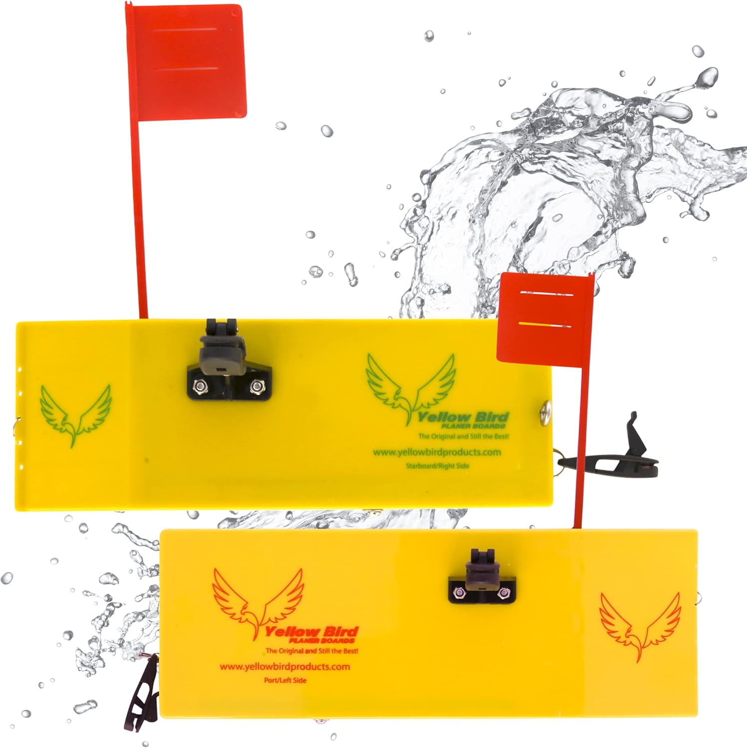 Yellow Bird Fishing Products 2 Pack Planer Boards Kits - Availible in 4 ...