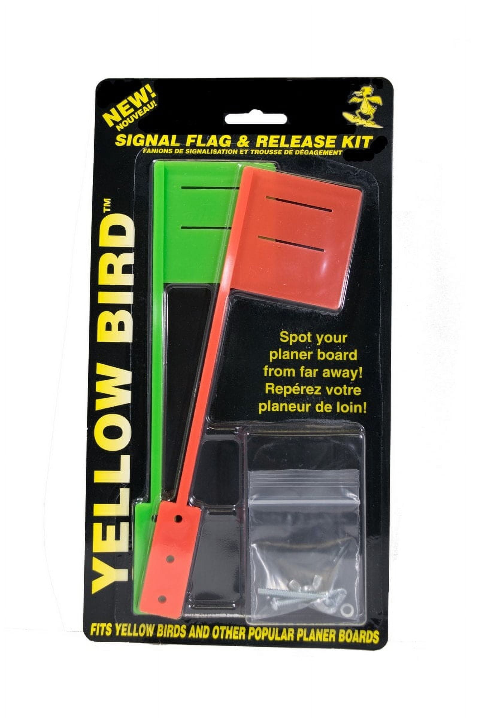 Yellow Bird Flag Kit-(1 red & 1 green flag w/ hardware) - Walmart.com
