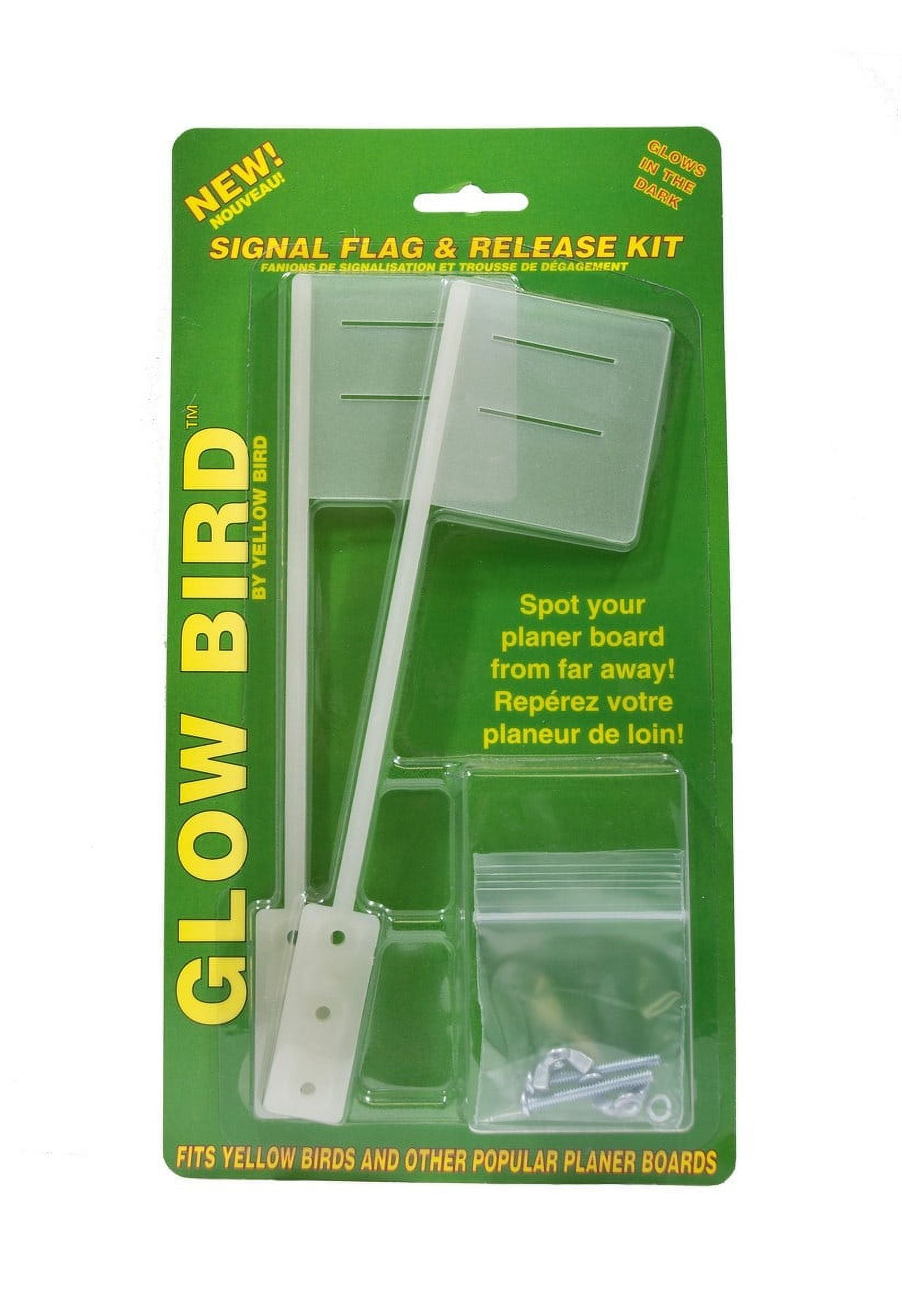 Yellow Bird Glow Flag Kit-(2 glow flags w/ hardware) - Walmart.com