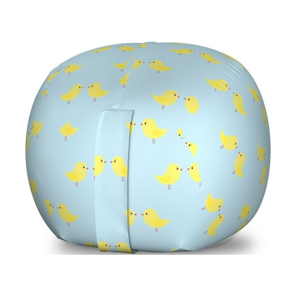 Cartoon Storage Toy Bag Chair, Themed Pattern with Clouds Balloons and ...