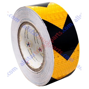 T.R.U. SST-618C Black & White Hazard Warning Safety Stripe Tape: 2" in ...