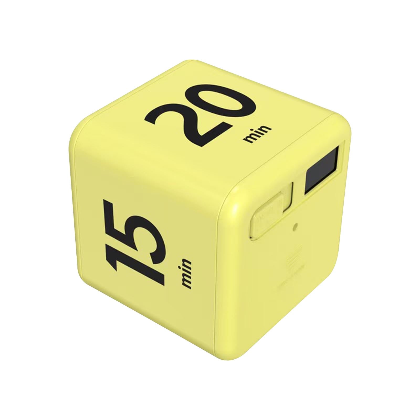 Yellow Block Timer For Time Management Countdown Settings Sensing Flip ...
