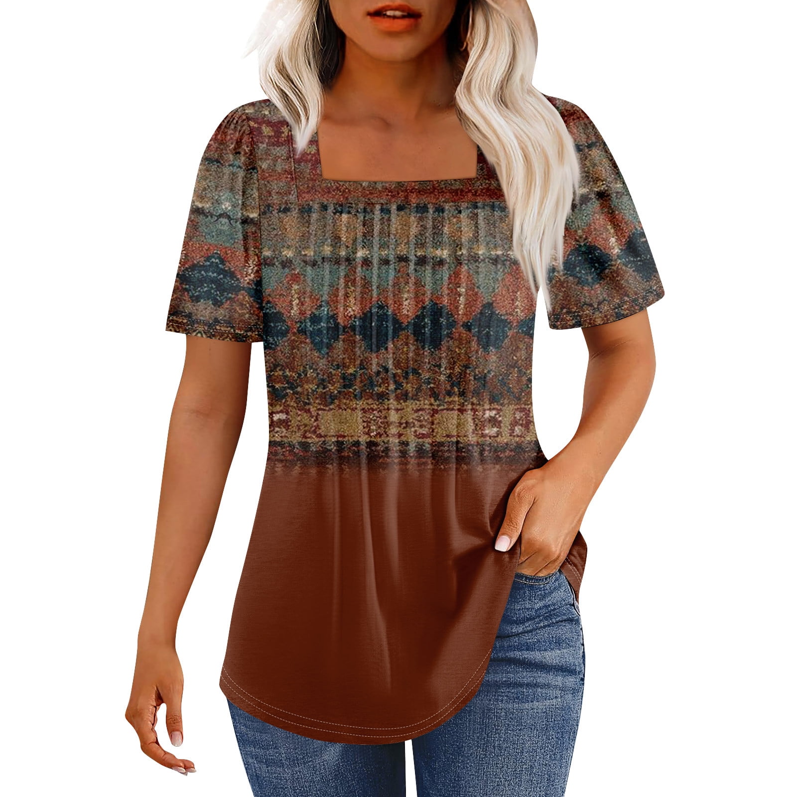 Yellow Blouses for Women - Walmart.com