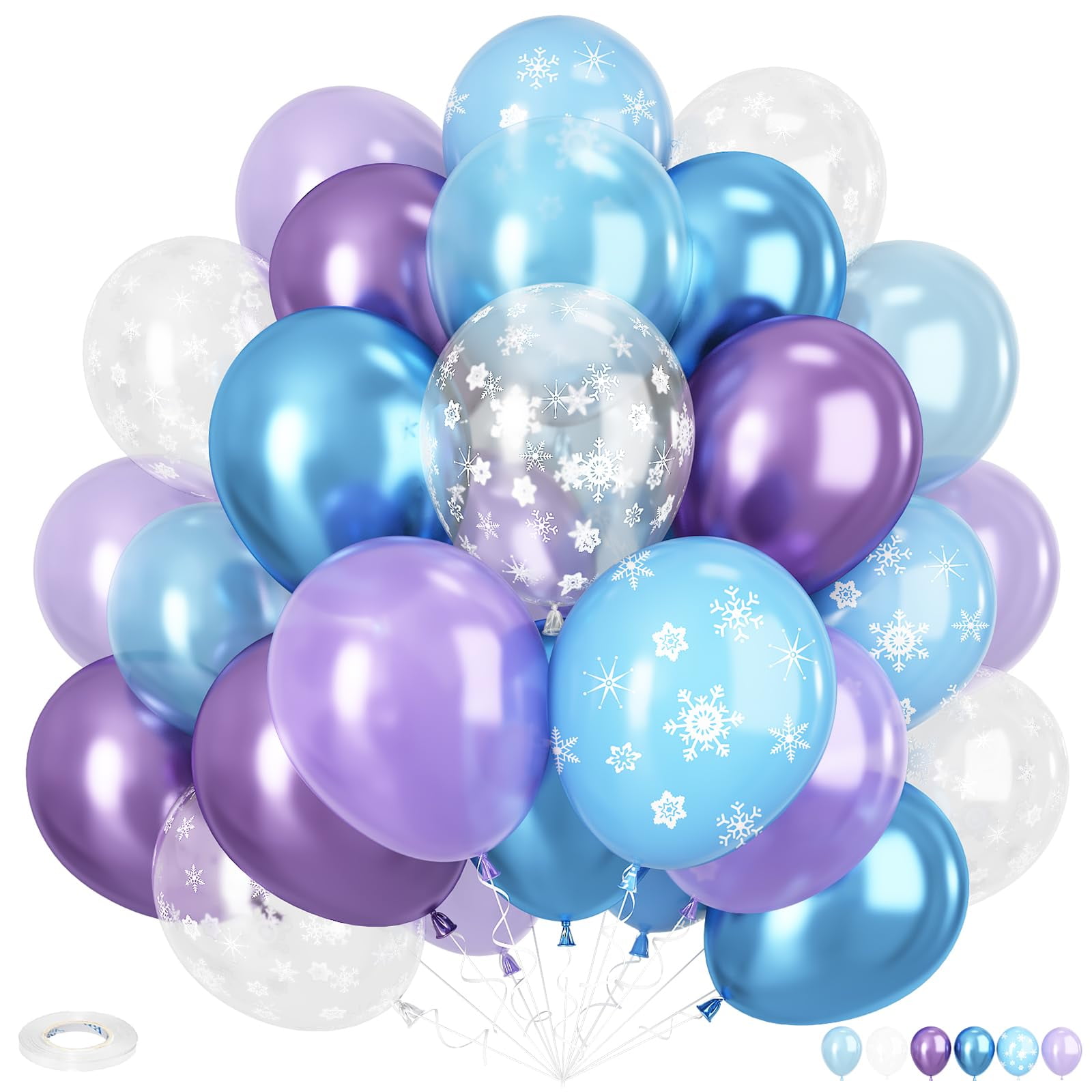 Yellow Blue Balloons, 12 Inch Blue and Yellow Balloons Set Pastel Blue ...