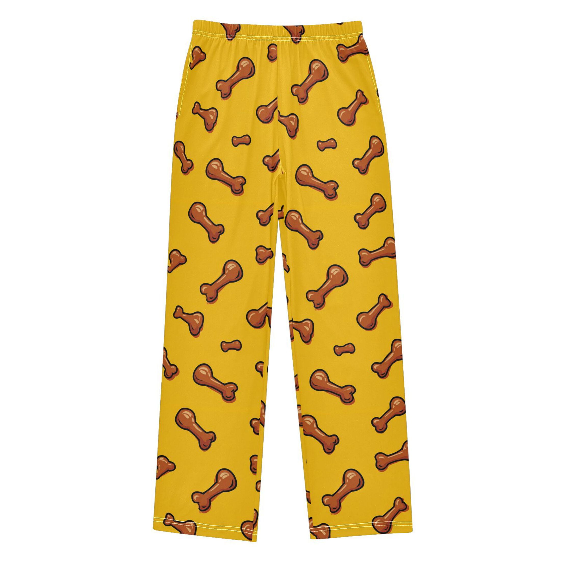 Yellow Bones Pajama Pants Soft and Lightweight Elastic Waistband Pajama ...